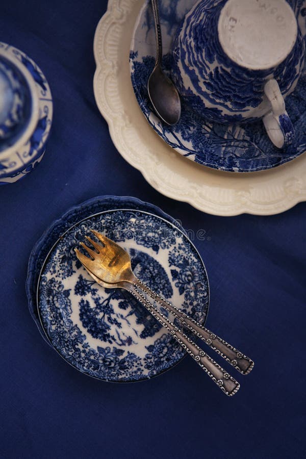 Cobalt china stock photo. Image of delicious, white, summer - 87447142