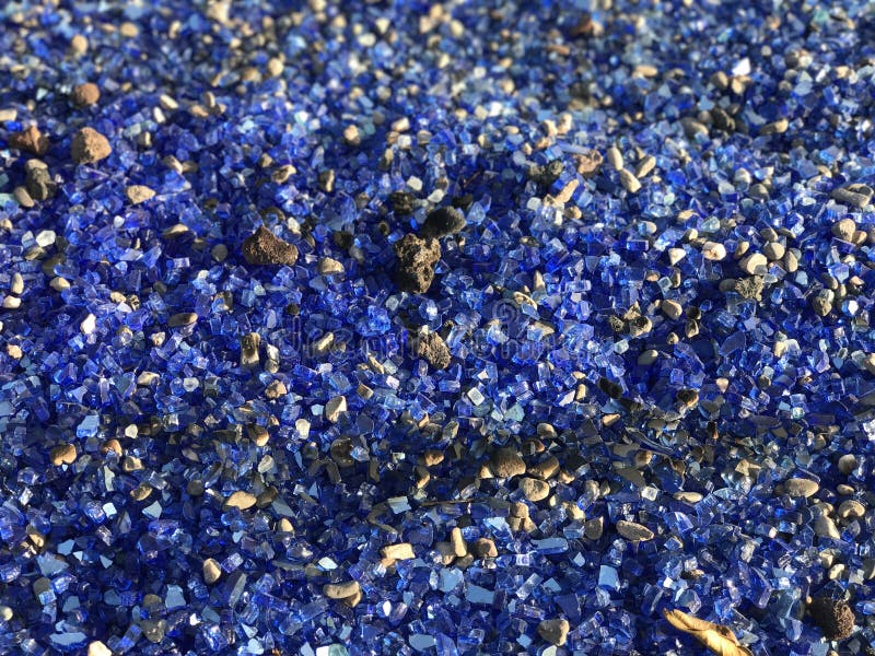 Cobalt fire glass crystals stock image. Image of firecyrstals - 99975937