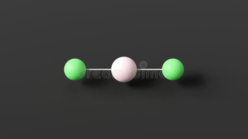 Cobalt(ii) Chloride Molecular Structure, Salt, Ball and Stick 3d Model ...