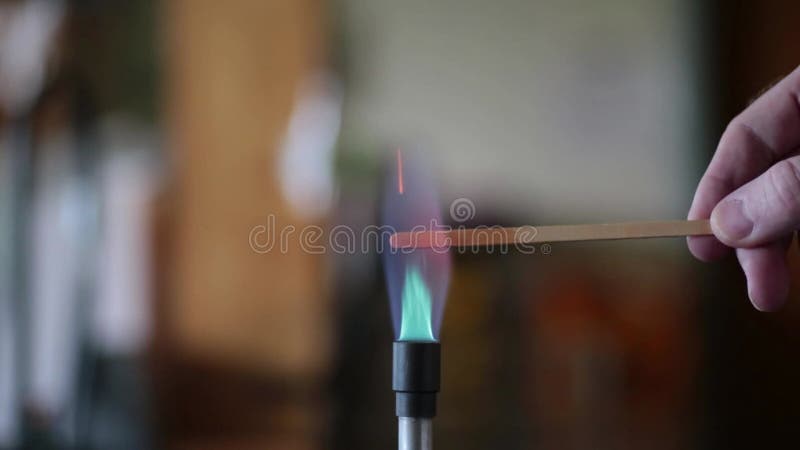 Cobalt solution burning stock footage. Video of university - 238073770