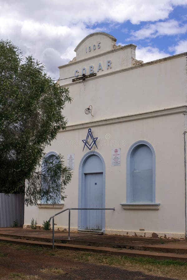 Cobar, NSW, Australia - 31 Oct 2020: Masonic Meeting Hall Editorial ...