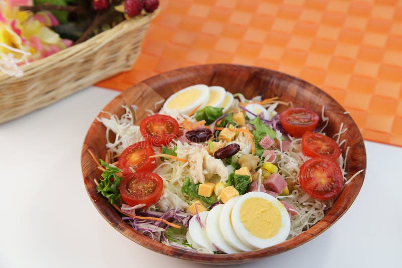 Cobb salad stock photo. Image of chicken, lunch, meal - 78929574