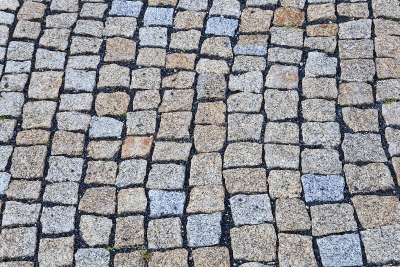 Cobble stone path stock image. Image of road, grey, architecture - 26713693