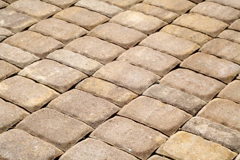 Cobble stone pavement. stock image. Image of road, cobble - 119891889