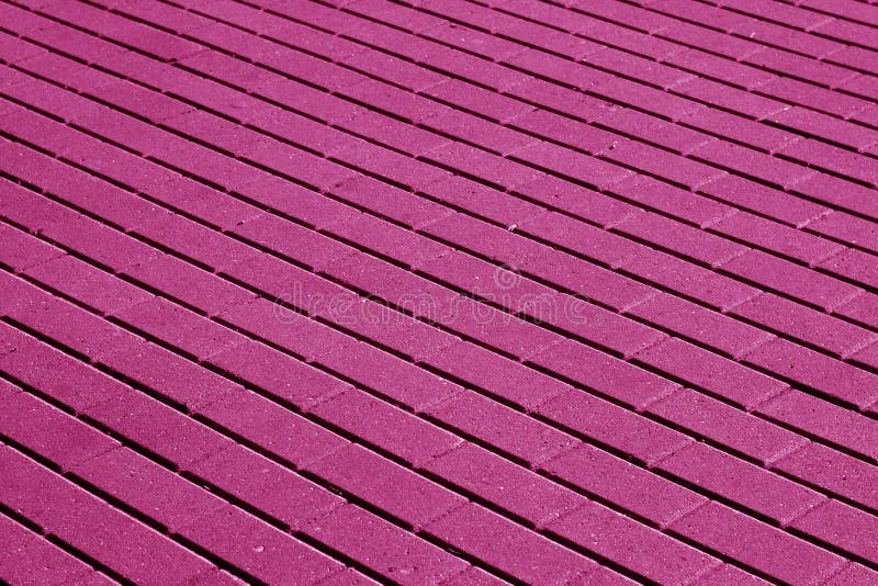Cobble Stone Pavement Surface Pattern in Pink Tone. Stock Photo - Image ...