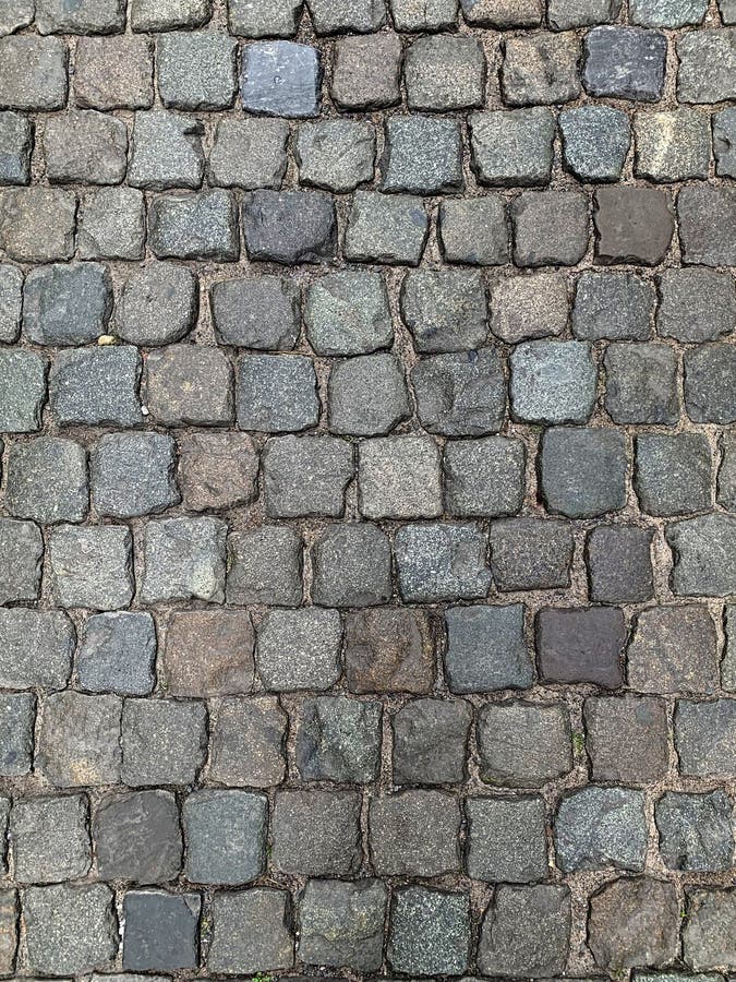 Cobble Stone Street Background Texture Stock Photo - Image of paving ...
