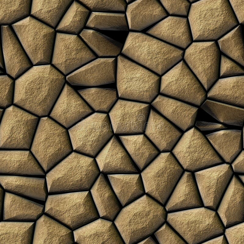 Cobble Stones Irregular Mosaic Pattern Seamless Background - Pavement ...