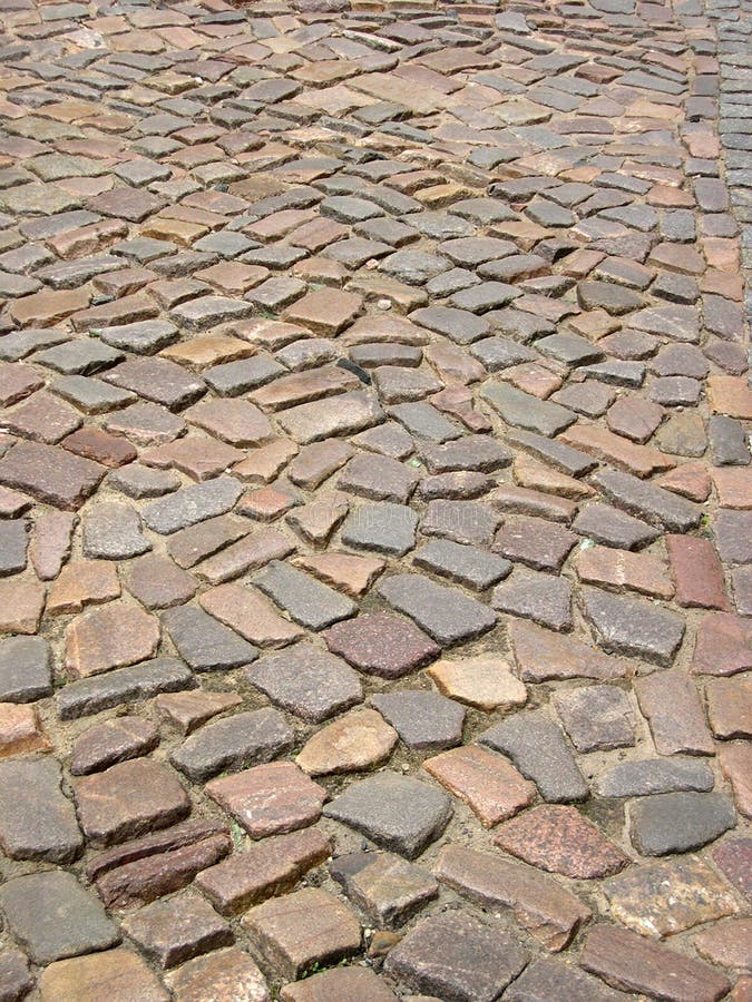 Cobbled road stock photo. Image of walkway, pavement, conceptual - 160246