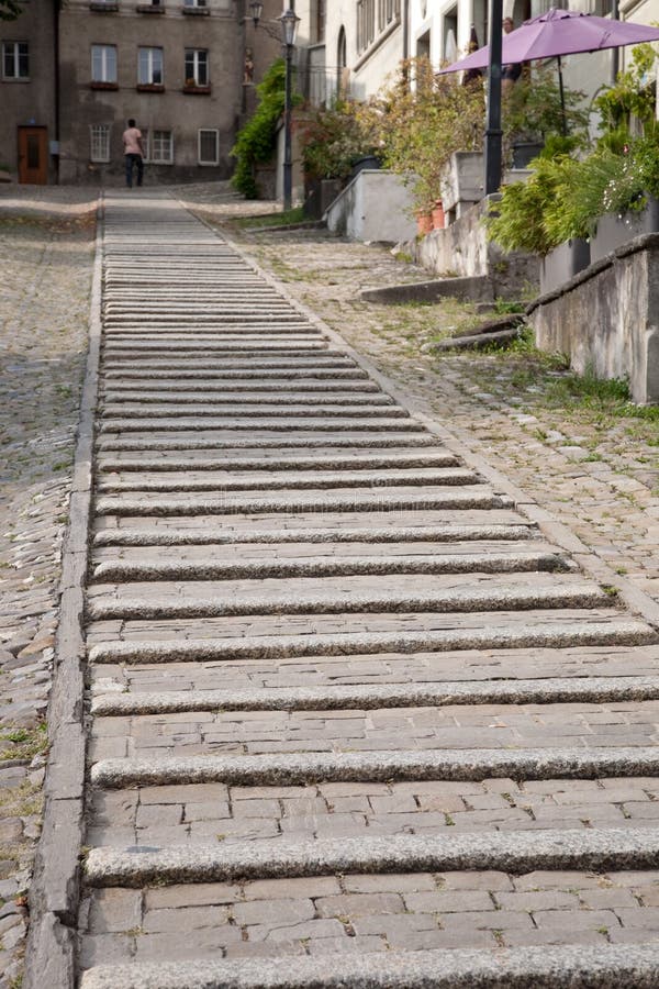Cobbled Stone Steps stock photo. Image of advance, outdoors - 28832010