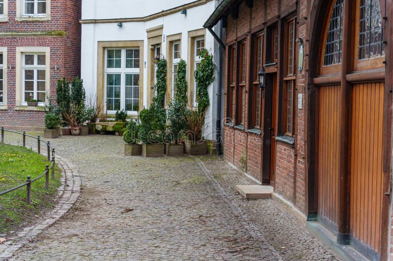 The City of Billerbeck in Westphalia Stock Photo - Image of street ...