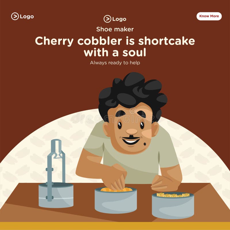 Banner Design of Shoes Maker Cobbler Stock Vector - Illustration of ...