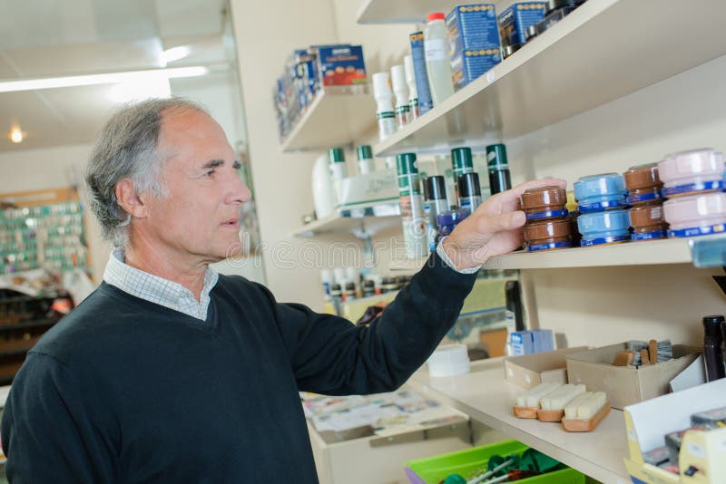 Cobbler at work stock image. Image of paste, craft, station - 172603597