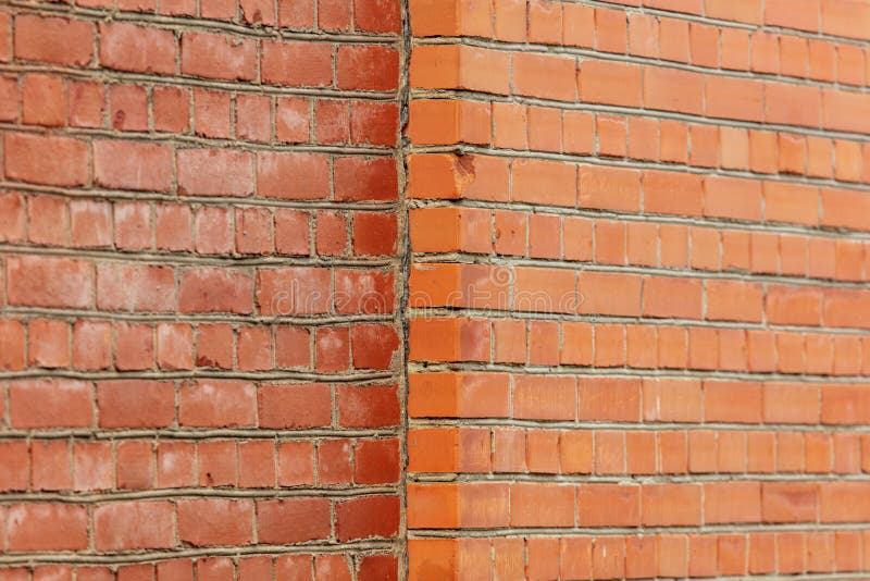 Cobbles of Red Brick As an Abstract Background Stock Image - Image of ...