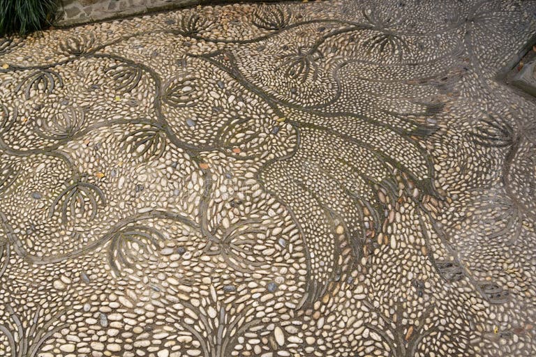 Cobblestone floor stock image. Image of cobble, cobblestone - 298106393