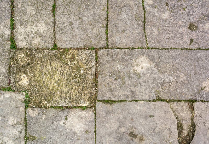 Cobblestone with Grass Texture Stock Image - Image of antique ...