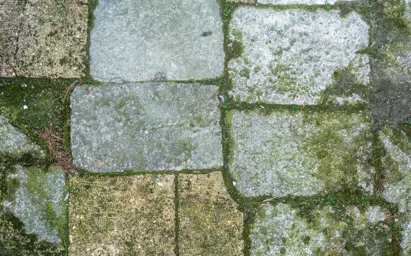 Cobblestone with Grass Texture Stock Image - Image of medieval, green ...