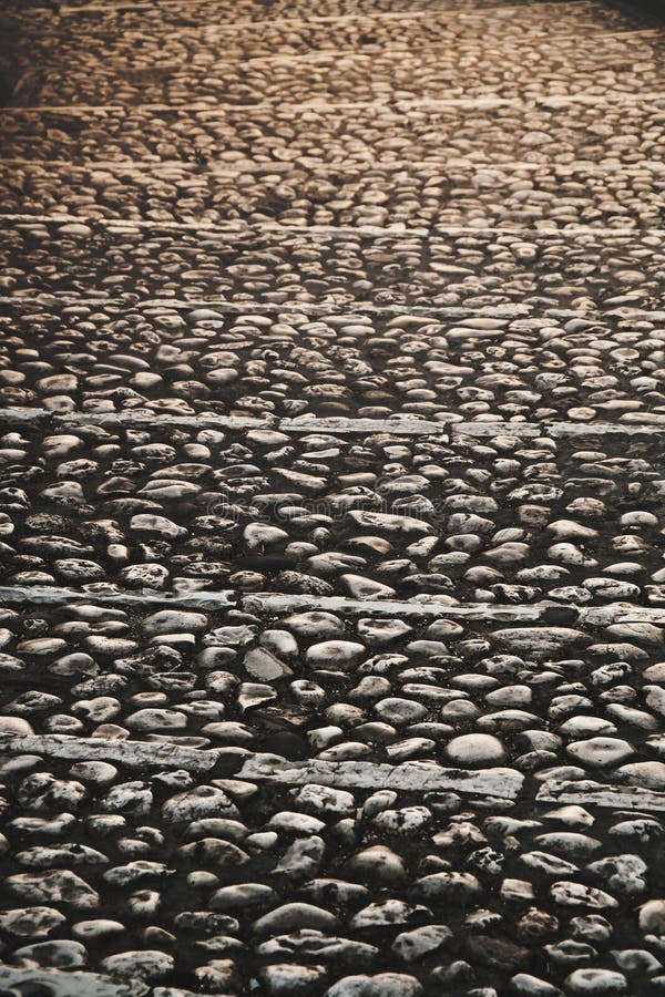 Cobblestone Lane and Trees, Alden-Biesen, Belgium Stock Photo - Image ...