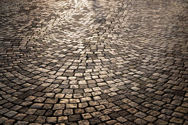 Cobblestone path stock image. Image of alley, abstract - 18705569