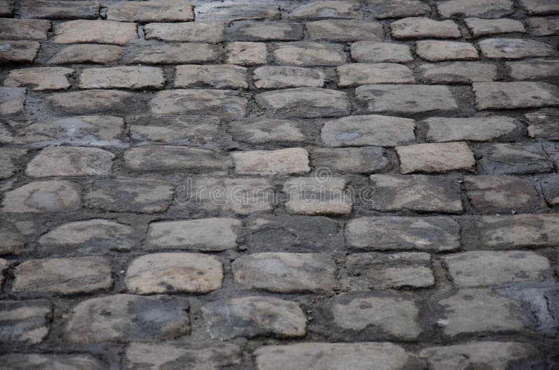 Manhattan Cobblestone Street 2 Stock Photo - Image of pavement, road ...