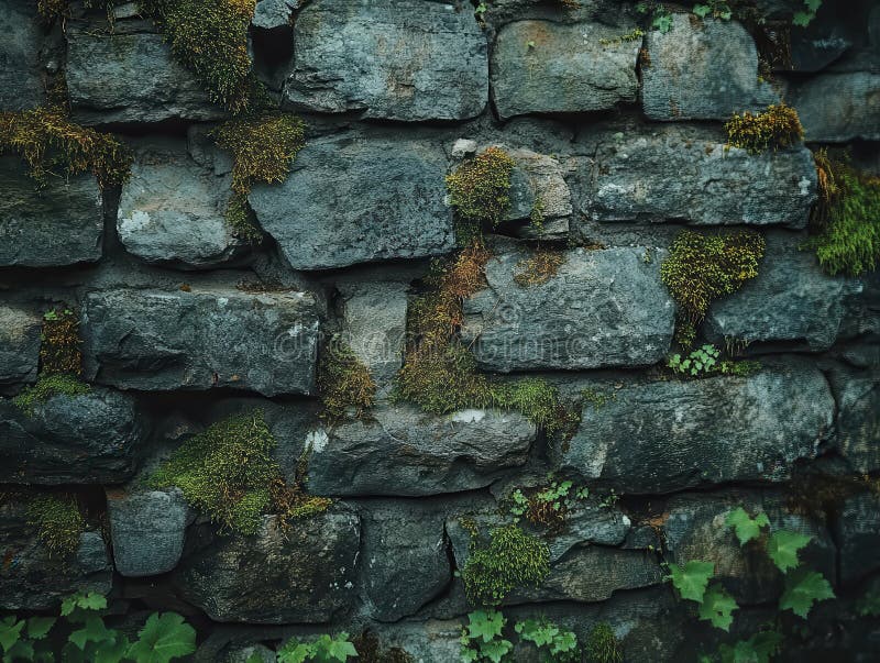 Cobblestone Path with Moss and Greenery: Nature Reclaims Urban Spaces ...