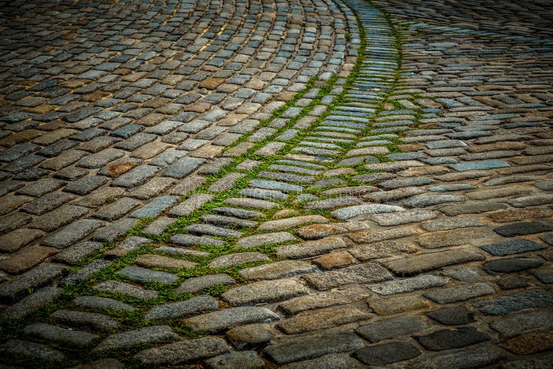 Cobblestone Path stock image. Image of mosaic, cobbled - 33107769