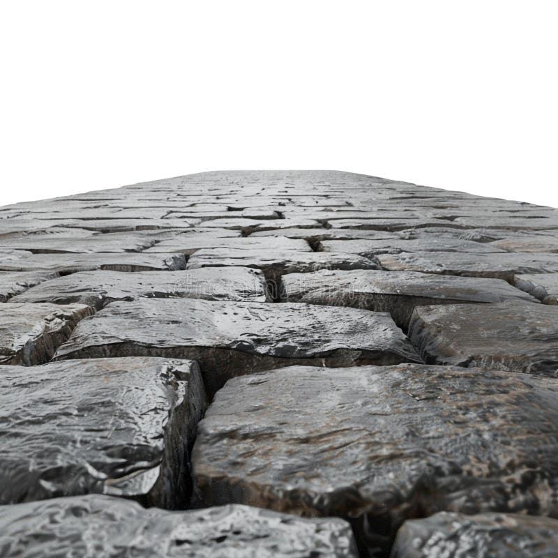 Cobblestone Pathway stock illustration. Illustration of construction ...