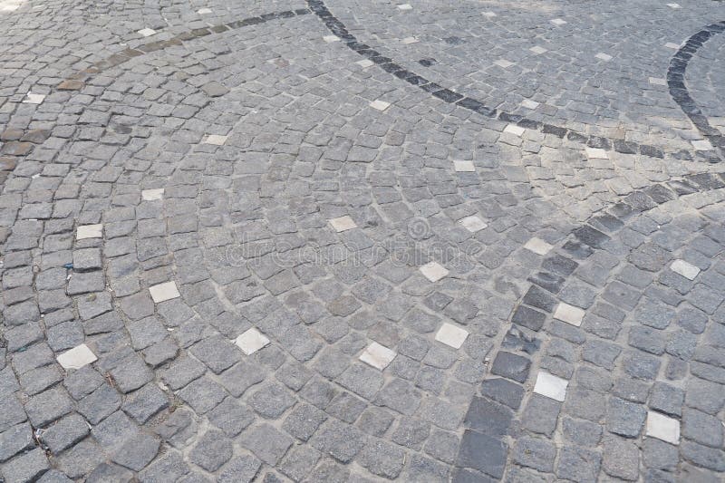 Cobblestone Pathway Showcases Intricate Patterns in a Quaint Location ...