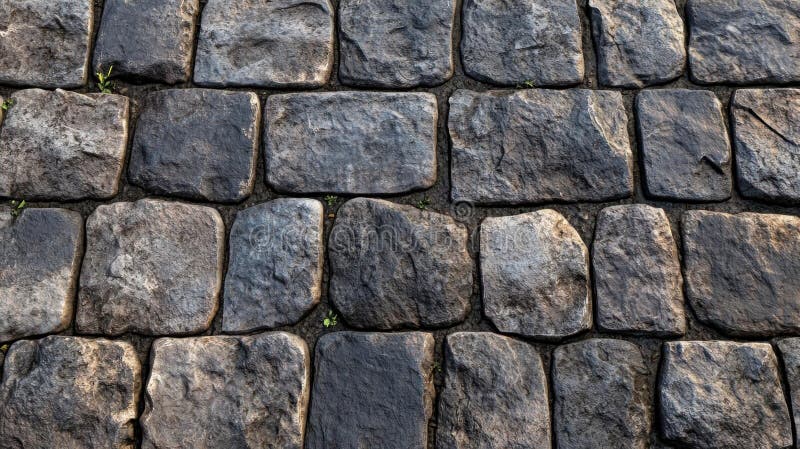 Cobblestone Pathway Shows Durability and Texture with Rustic Charm ...