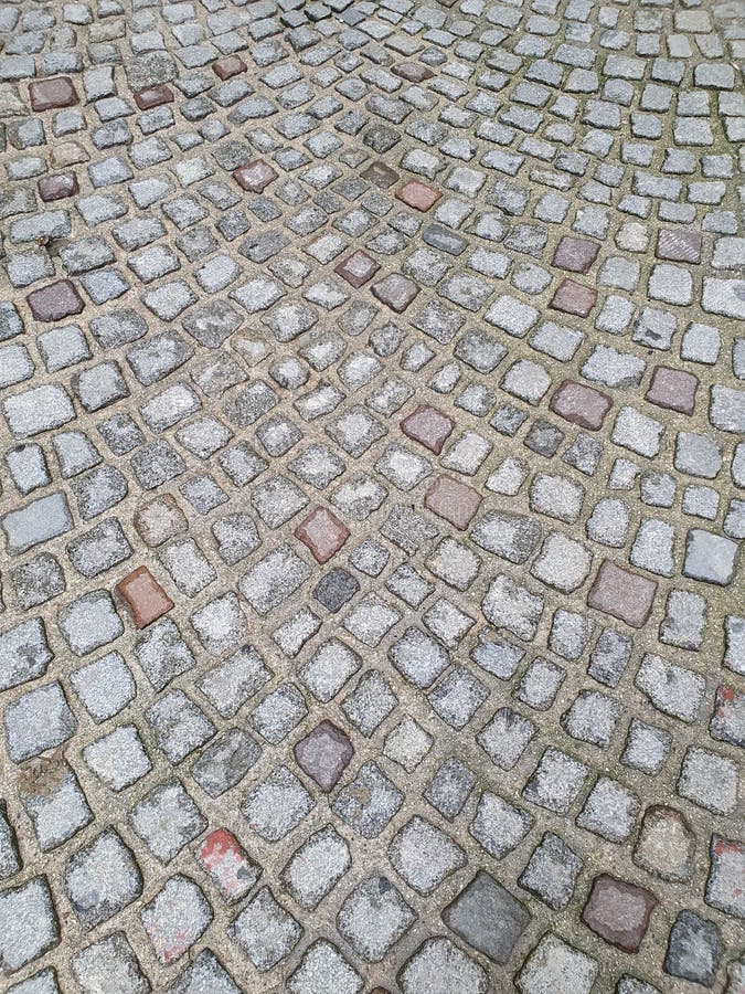 Cobblestone Pattern on Czech Street Stock Photo - Image of cobbles ...