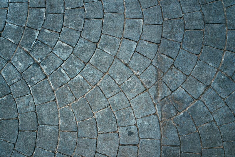 Cobblestone Pattern of the Sidewalk Pavement from Above As Background ...