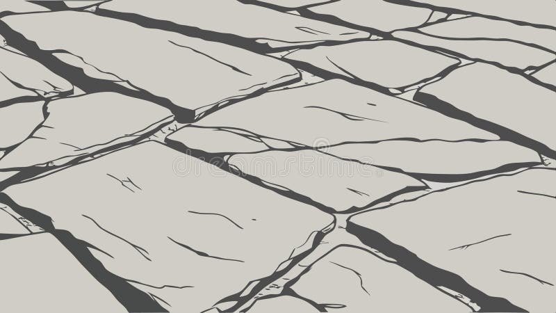 Cobblestone Pavement Illustration, Textured Stone Surface Vector Design ...