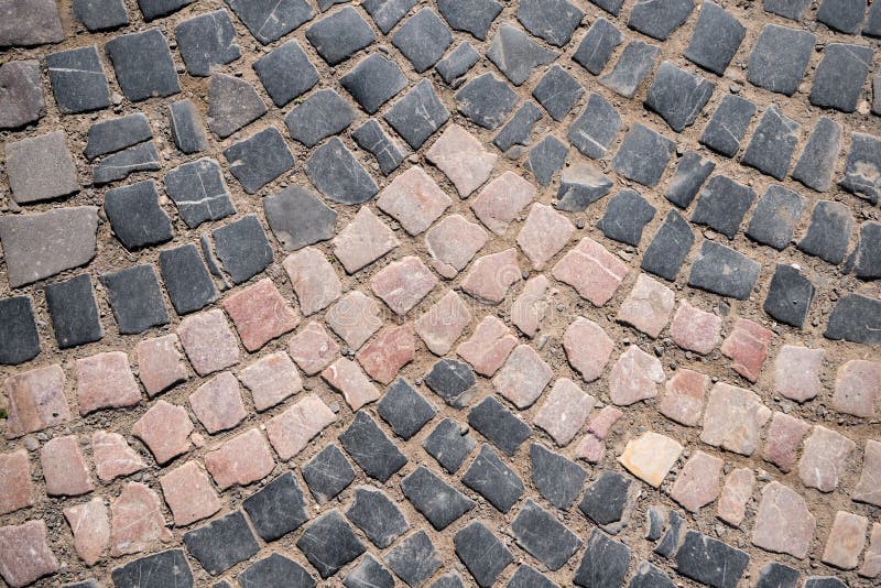 Cobblestone Pavement with Pattern Stock Image - Image of stone, outdoor ...