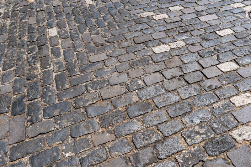 Cobblestone Pavement Pattern Stock Image - Image of cobblestone ...
