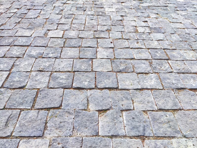 Cobblestone Pavement with Rectangular Stones in a Rustic Outdoor ...