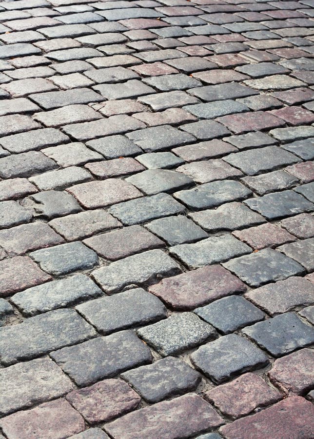 Cobblestone pavement stock photo. Image of background - 89521260