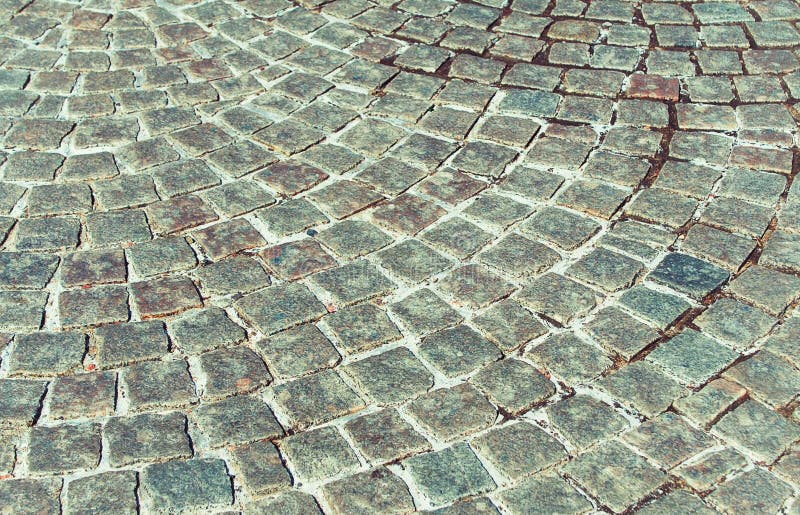 Cobblestone pavement stock image. Image of paved, grid - 63475995