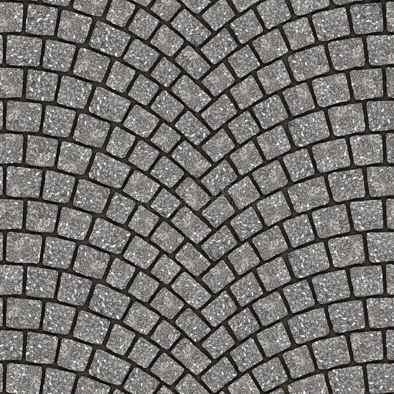 Arched Cobblestone Pavement Texture 081 Stock Illustration ...