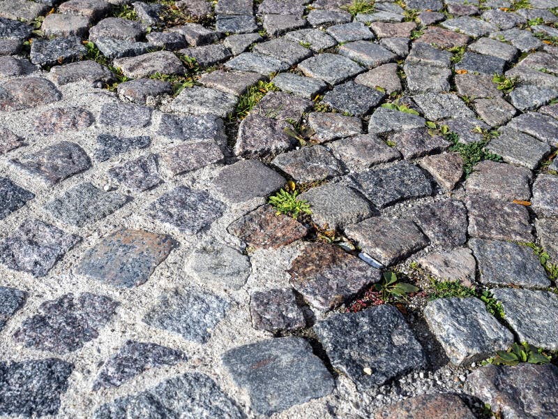 Cobblestone Pavers Arranged in Arch Pattern Stock Image - Image of ...