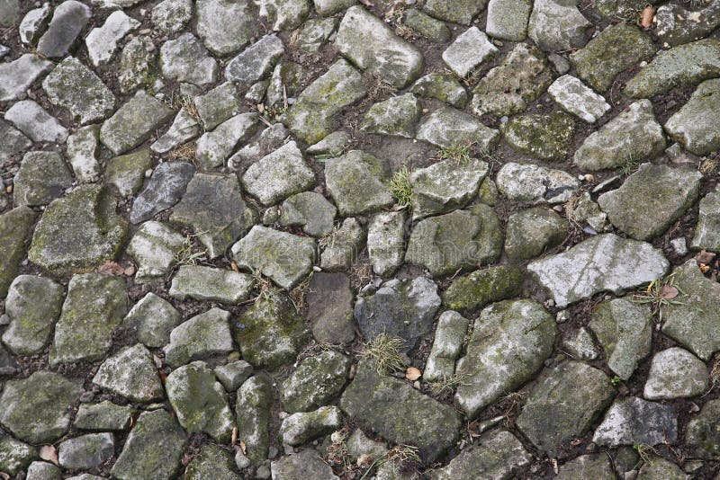 Cobblestone Road Erratic Pattern Stock Photo - Image of textured ...