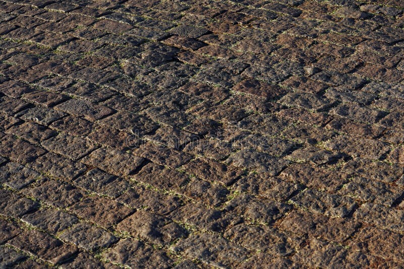 Cobblestone Road. Stone Pavement Texture Stock Image - Image of design ...