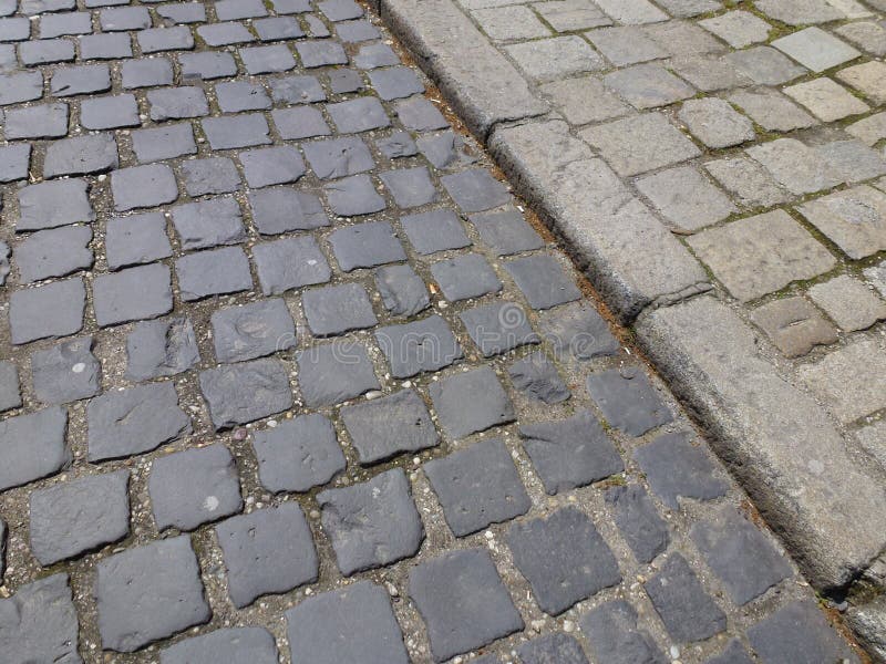 Cobblestone, Road Surface, Line, Brickwork Picture. Image: 128258242