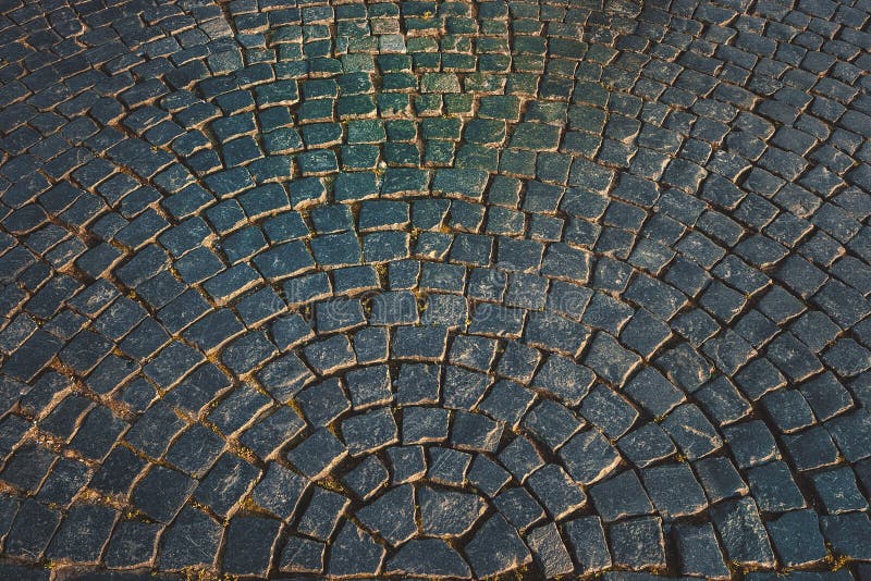 Cobblestone Square stock photo. Image of pavement, brick - 164131400