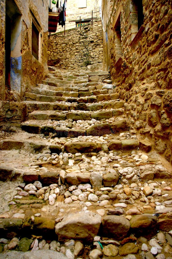 Cobblestone stairs stock photo. Image of urban, cobblestone - 36071068