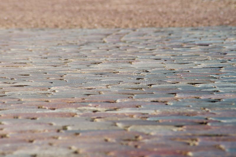Cobblestone and Stone Blocks Stock Image - Image of sidewalk, granite ...