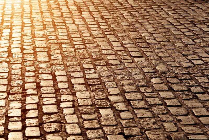 Cobblestone street detail stock photo. Image of lane - 25806206