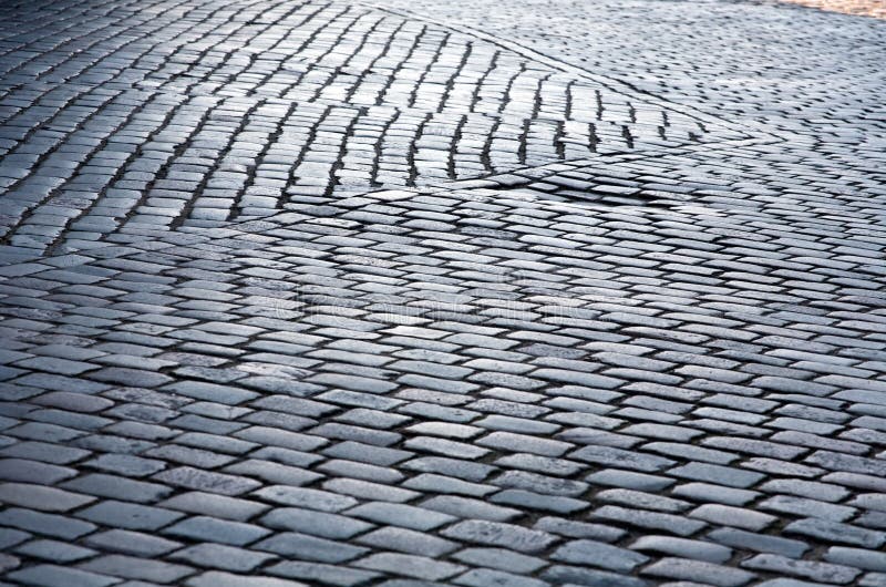 Cobblestone Street Pavement Pattern Closeup Stock Photo - Image of ...