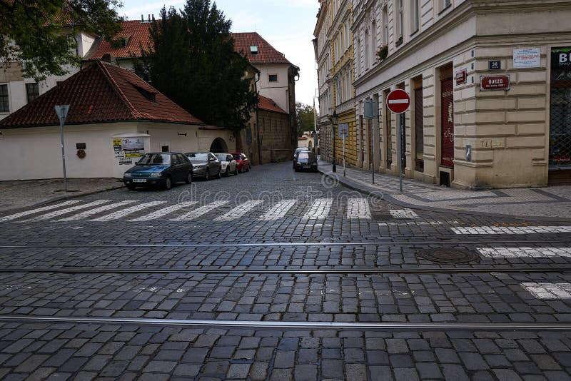 Cobblestone Streets of Prague Editorial Photo - Image of baroque, czech ...