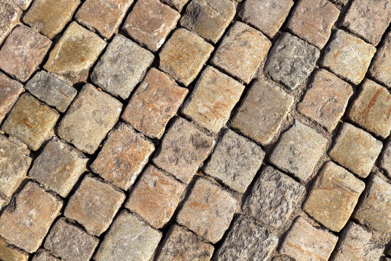 Cobblestone Structure Road, Close Up Pavement Stock Photo - Image of ...