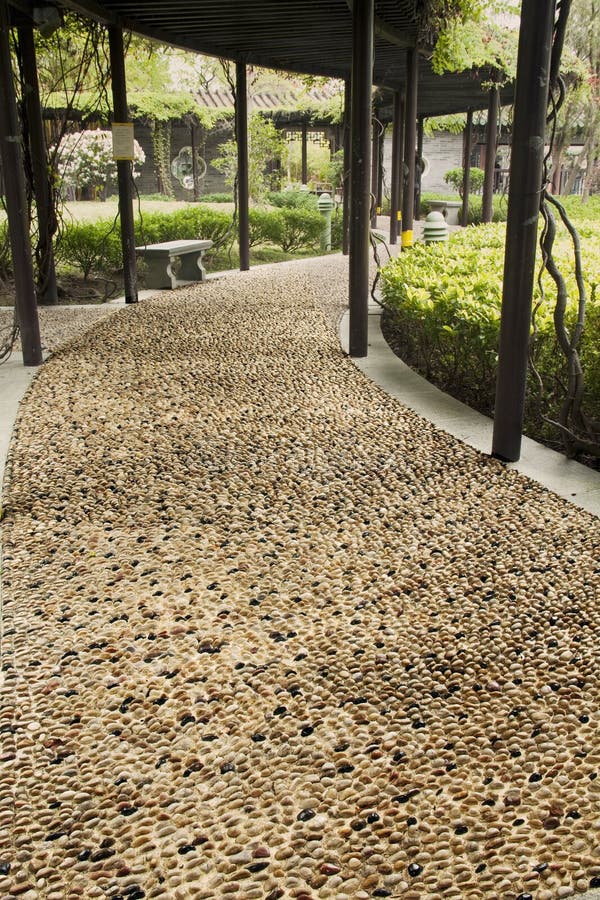 Cobblestone Walkway Texture Stock Photo - Image of cobblestone, grid ...