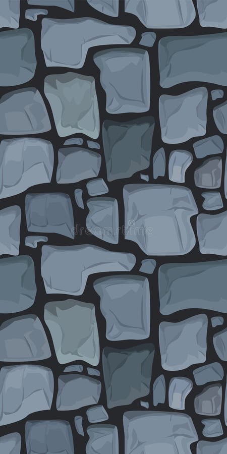 Cobblestone Wall Pattern. Vector Illustration Stock Vector ...